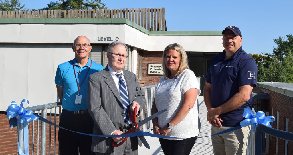 Newly Constructed Pedestrian Bridge - Springfield Hospital